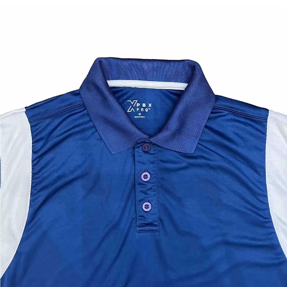 PBX Pro | Shirts | Mens Blue And White Golf Shirt By X Pbx Pro Size M ...